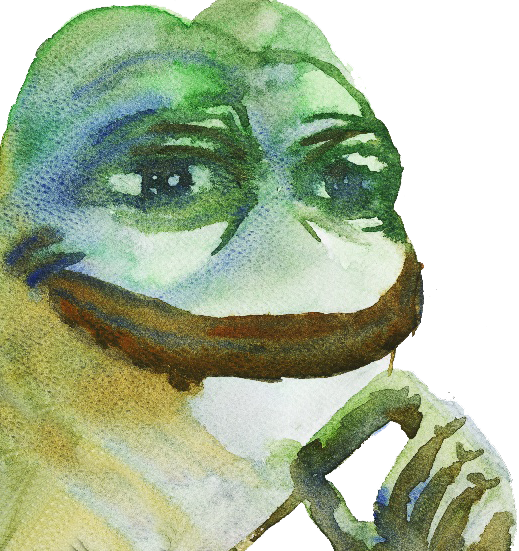 Download 474470 - Pepe Watercolor Painting PNG Image with No Background ...