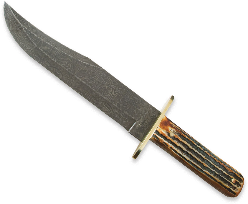 Download Damascus Bowie Knives Png - Bowie Knife PNG Image with No ...