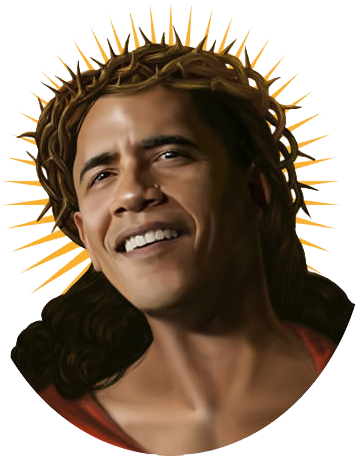 Download Obama-jesus - Barack Obama PNG Image with No Background ...