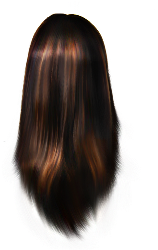 Download Hair Png Vector Free - Back Of Hair Transparent PNG Image with ...