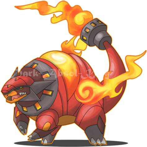 Download Fire Starter Generation Vii Stage 3 - Fire Armadillo Starter ...