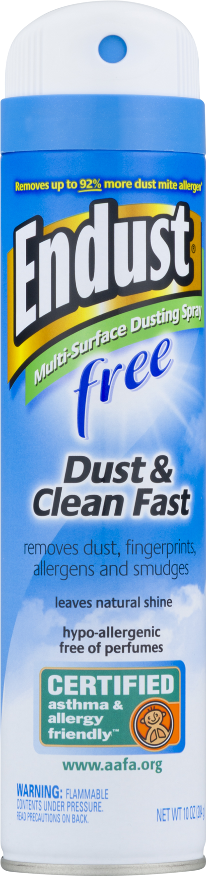 Endust Free Dusting Cleaning Spray, Multi-surface - - Free Transparent ...