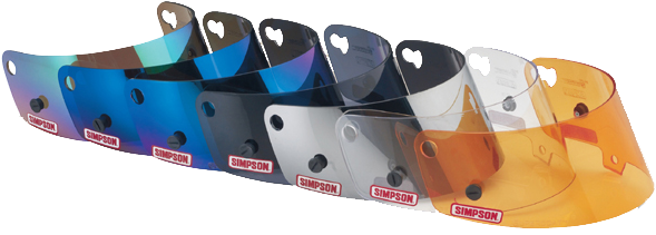 Simpson Race Products - Simpson Helmet Shield - Free Transparent PNG ...