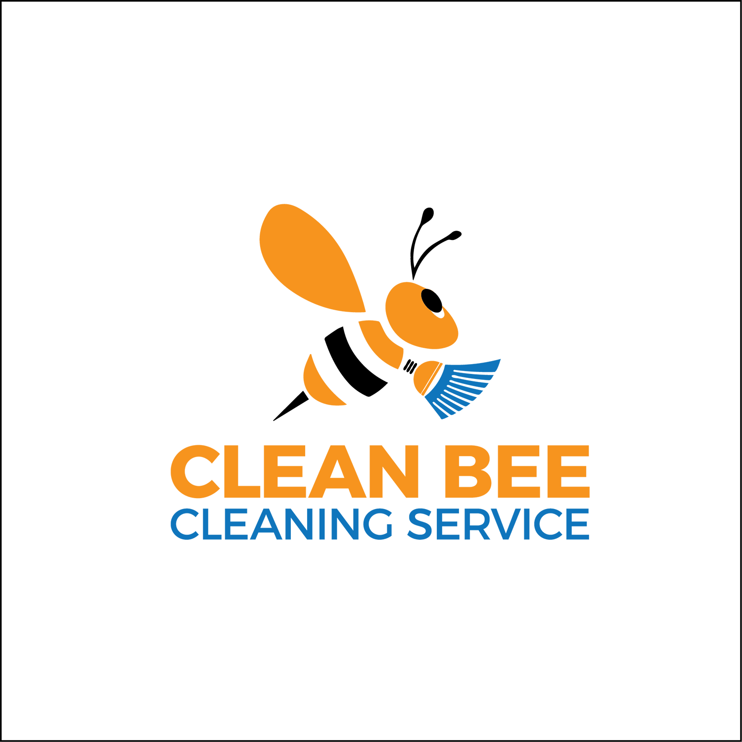 Download Logo Design By Iqbalkabir For Clean Bee Cleaning Service ...
