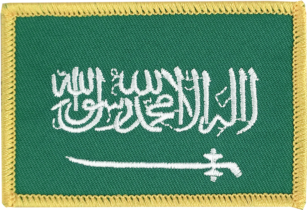 Download Saudi Arabia - Flag Patch - Saudi Arabia Flag PNG Image with ...
