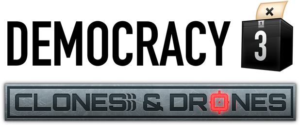 Download Positech Clonesanddroneslogo - Democracy 3 Logo PNG Image with ...