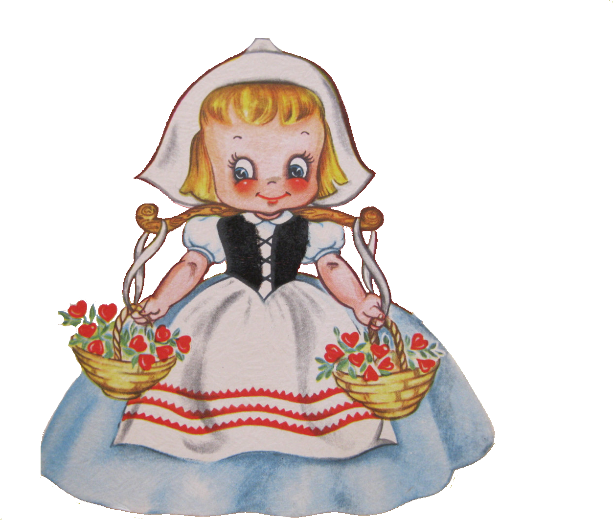 Download Dutch Girl Clipart - Clip Art PNG Image with No Background ...