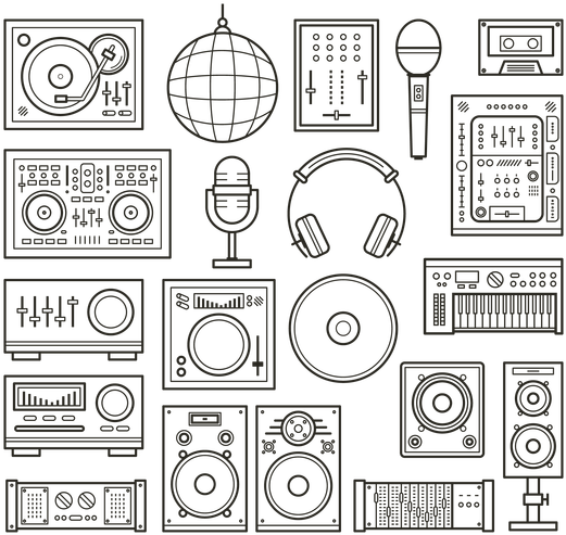 Dj Icon Set - Icon - Free Transparent PNG Download - PNGkey
