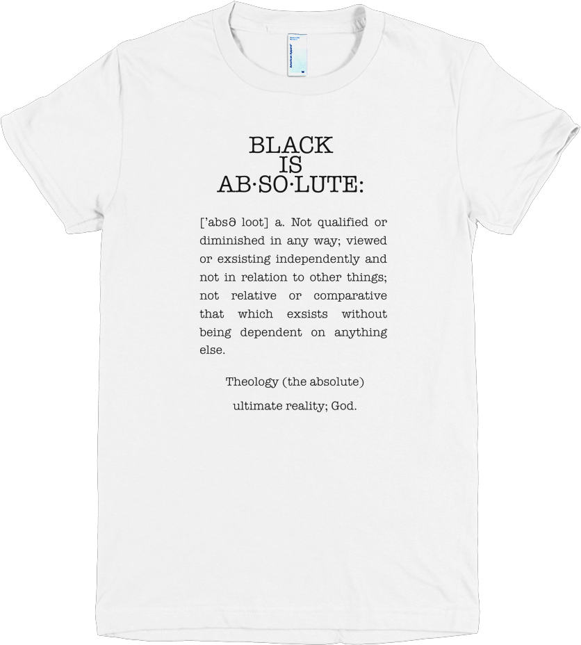 Download Image Of Womens Black Is Absolute Logo T - Active Shirt PNG ...