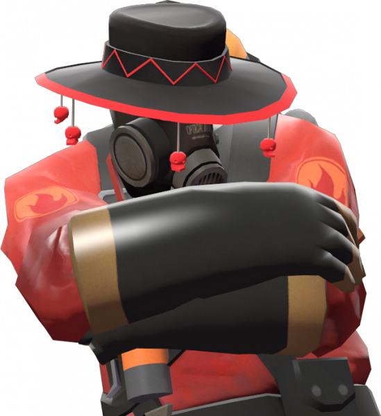 Flamboyant Flamenco Pyro - Tf2 Pyro Hat - Free Transparent PNG Download ...