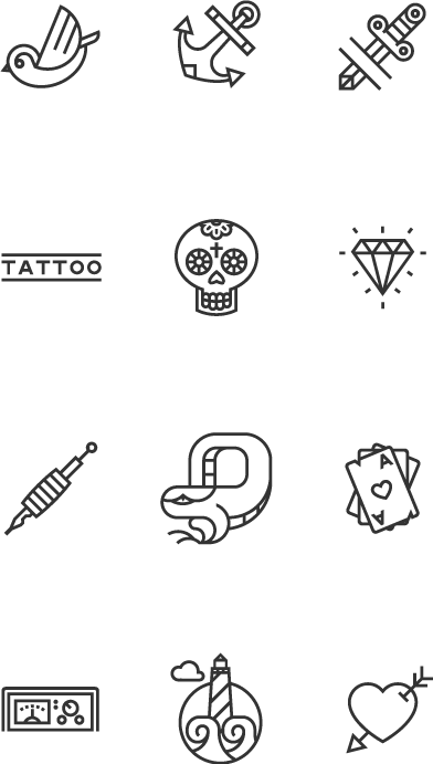 Tattoo Icon - Free Transparent PNG Download - PNGkey