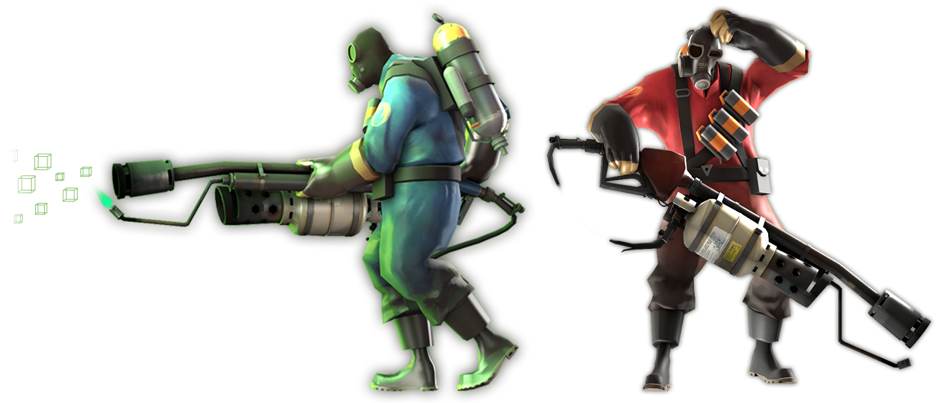 Download Pyro As Main Character Of The Gameplay - Action Figure PNG ...