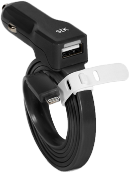 Download Stk Iphone Car Charger Details PNG Image with No Background ...
