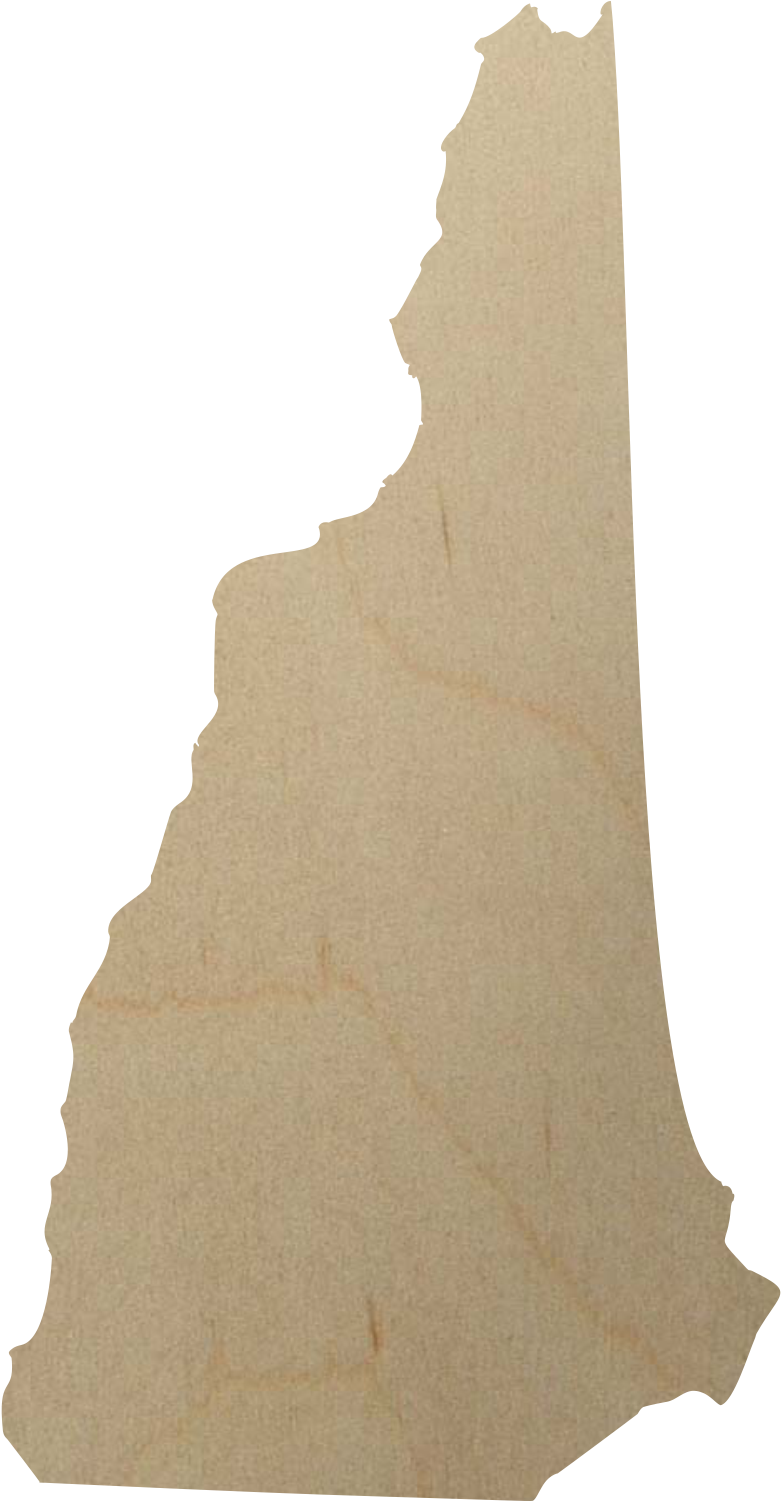 Download New Hampshire State Wood Cutout - New Hampshire State Shape ...