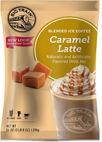 Download Big Train Caramel Ice Blended Coffee Powder - Ice Coffee ...