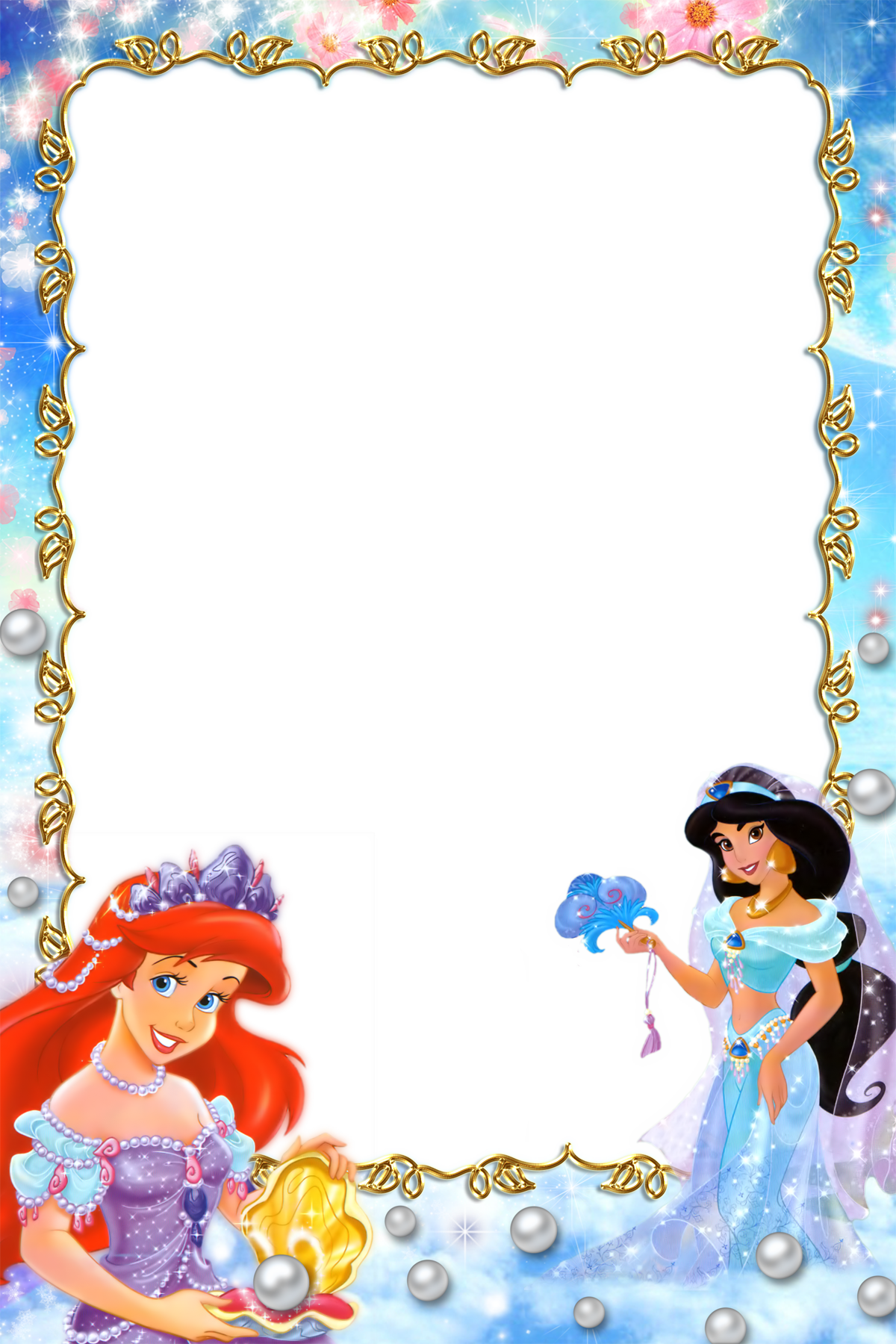 Download Imagens Para Photoshop - Disney Princess Border Design PNG ...