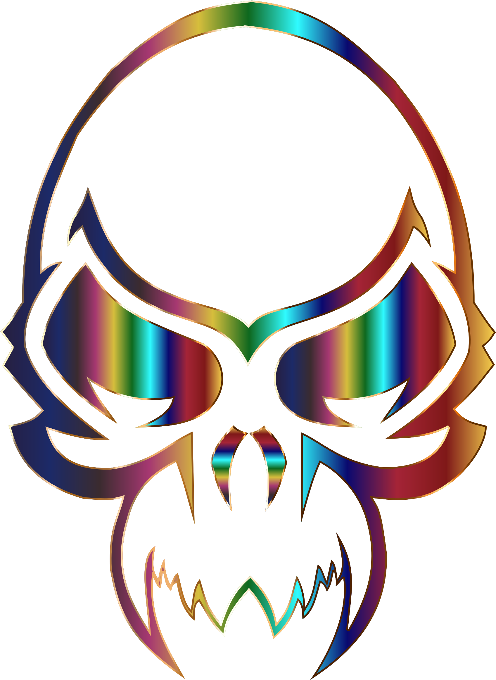 Download This Free Icons Png Design Of Colorful Skull 3 PNG Image with ...