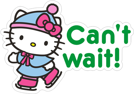 Can't Wait - Hello Kitty - Free Transparent PNG Download - PNGkey