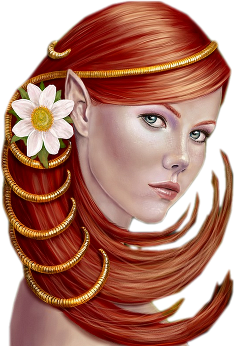 Download Mes Tubes Femme Féérique - Headpiece PNG Image with No ...