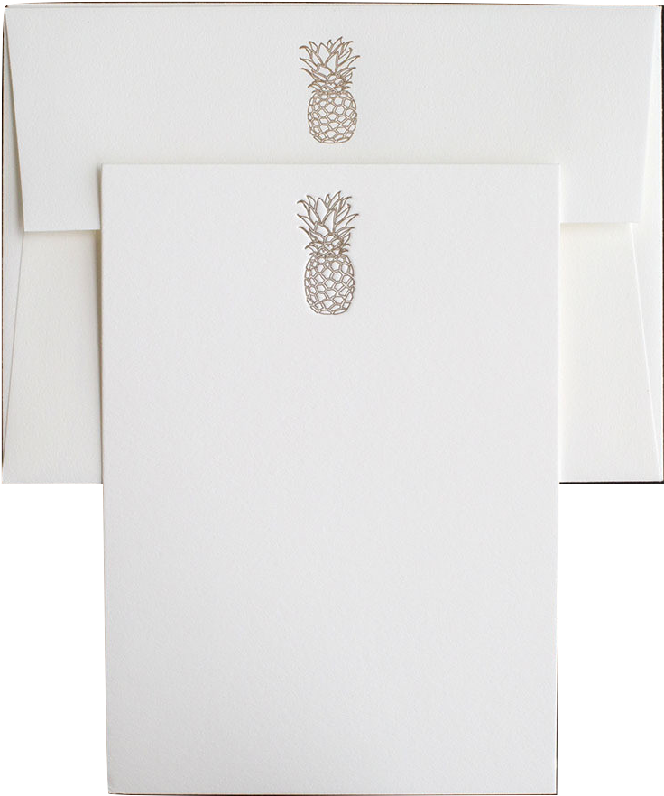 Download Pineapple Note Card Set - Pineapple PNG Image with No ...