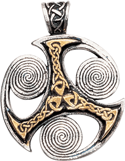 Triskelion Spirals Necklace - "triskelion Spirals Necklace" - Free ...