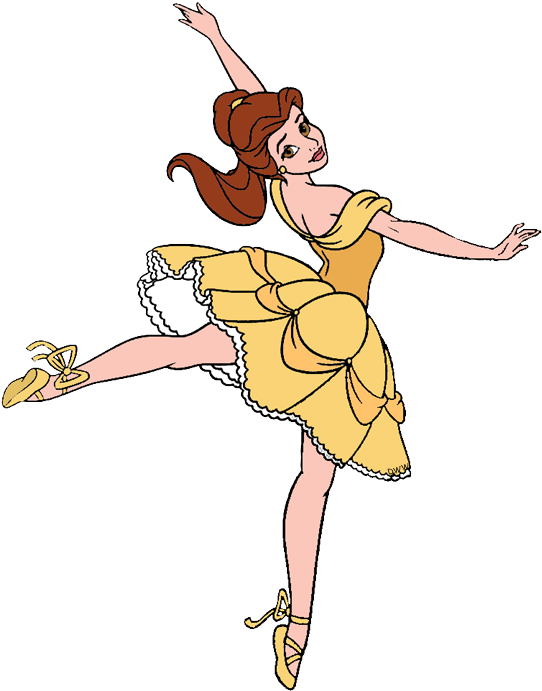 Ballerina Belle - Disney Cartoon Dance Png - Free Transparent PNG ...