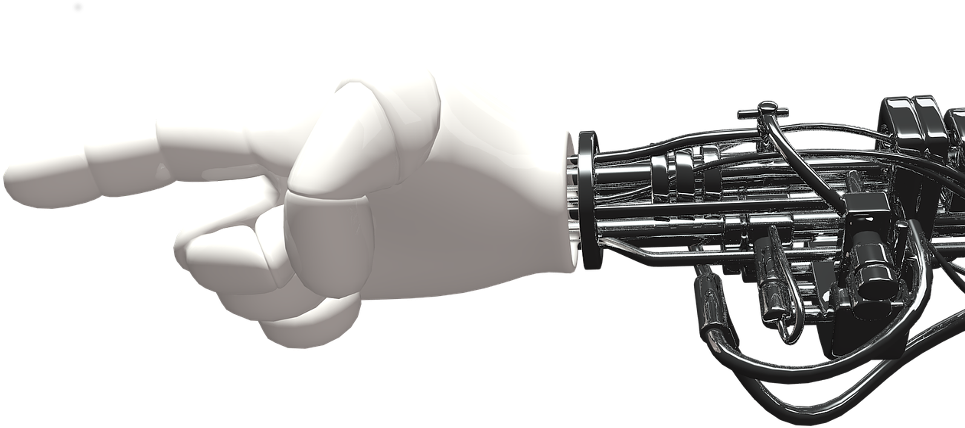 Download Robotic Hand Pointing PNG Image with No Background - PNGkey.com