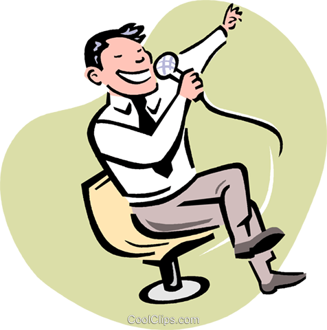 Download Karaoke Singer Royalty Free Vector Clip Art Illustration ...