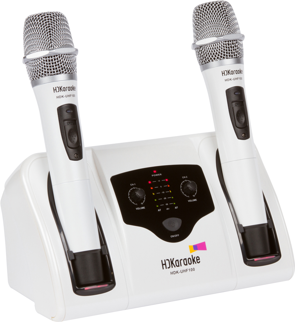 Download Advanced Bundle - Hdkaraoke Hdk-uhf 100 Professional Uhf Dual ...
