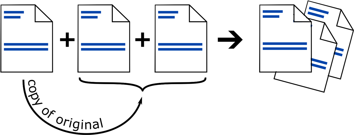 Download Duplicate Or Triplicate Pages - Graphic Design PNG Image with ...