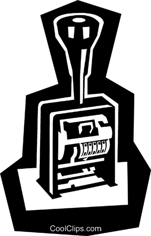 Business Date Stamp Royalty Free Vector Clip Art Illustration - Date ...