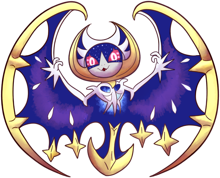 Pokemon Legendary Legendarypokemon Moon Pokemonmoon - Lunala Pokemon ...