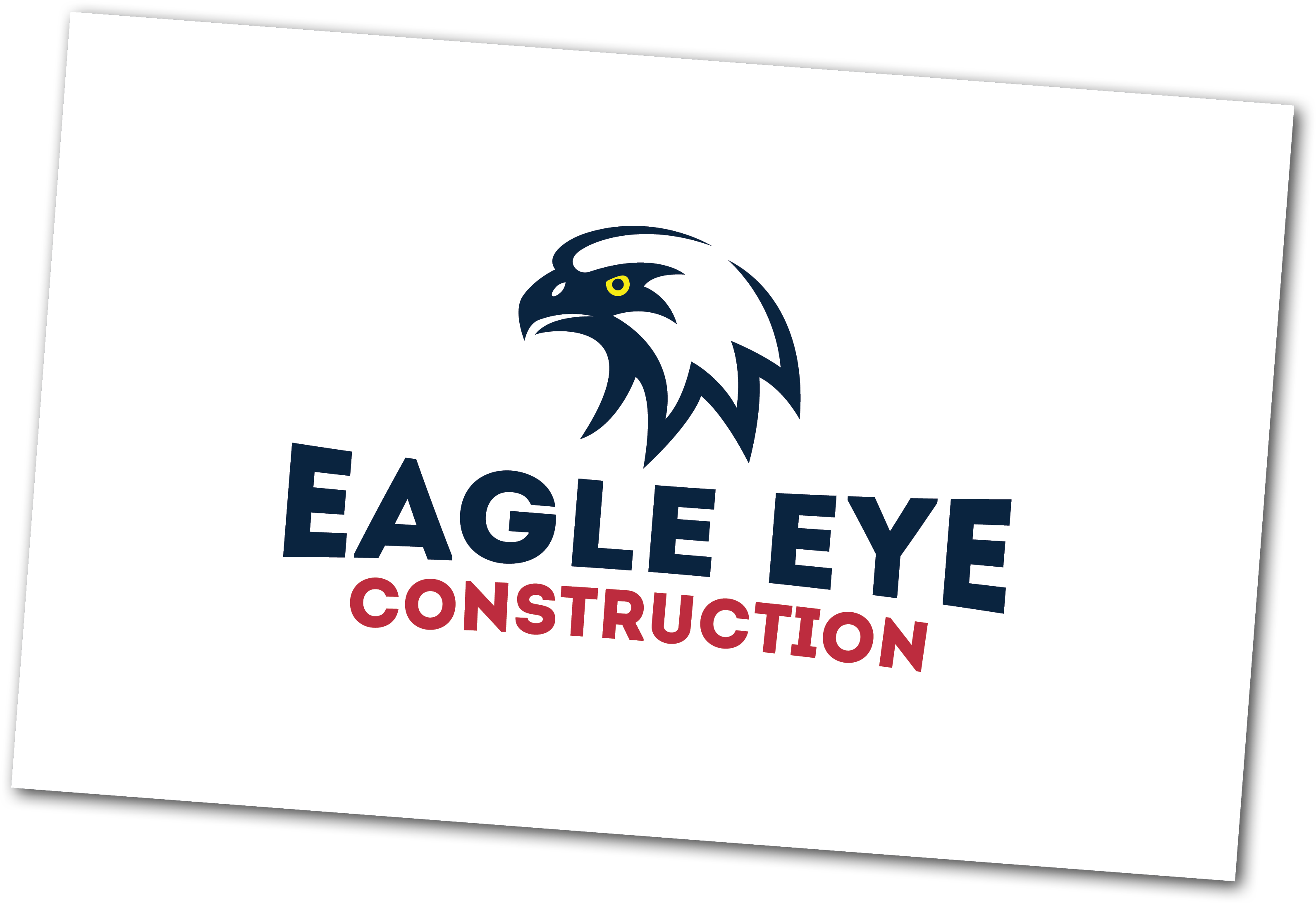 Eagle Eye Construction Logo Card - Logo - Free Transparent PNG Download - PNGkey