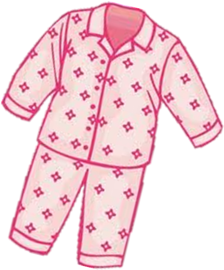 Putting On Pajamas Clipart