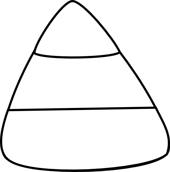 28 Collection Of Candy Corn Outline Clipart - Candy Corn Svg Free ...