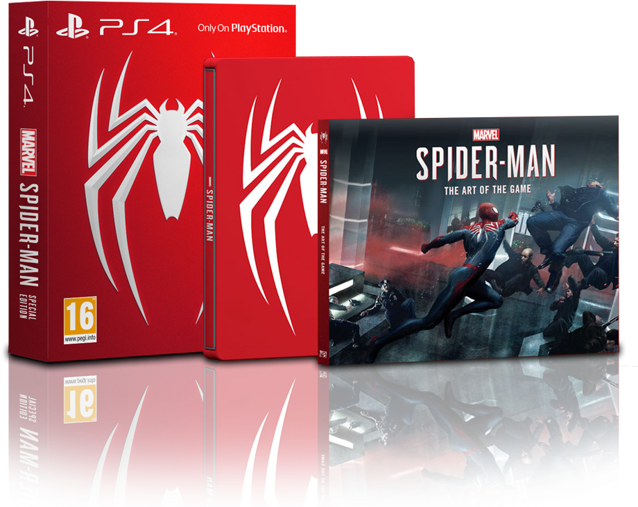 Order Now - Spider Man Ps4 Special Edition - Free Transparent PNG ...