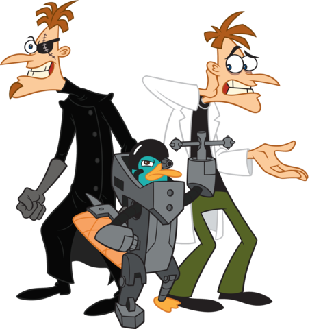 Download 2d Doof Group - Phineas And Ferb Across PNG Image with No ...