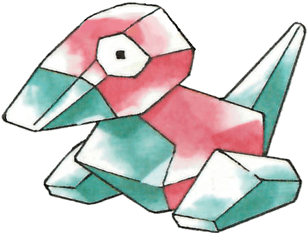 Download #porygon From The Official Artwork Set For #pokemon - Porygon ...