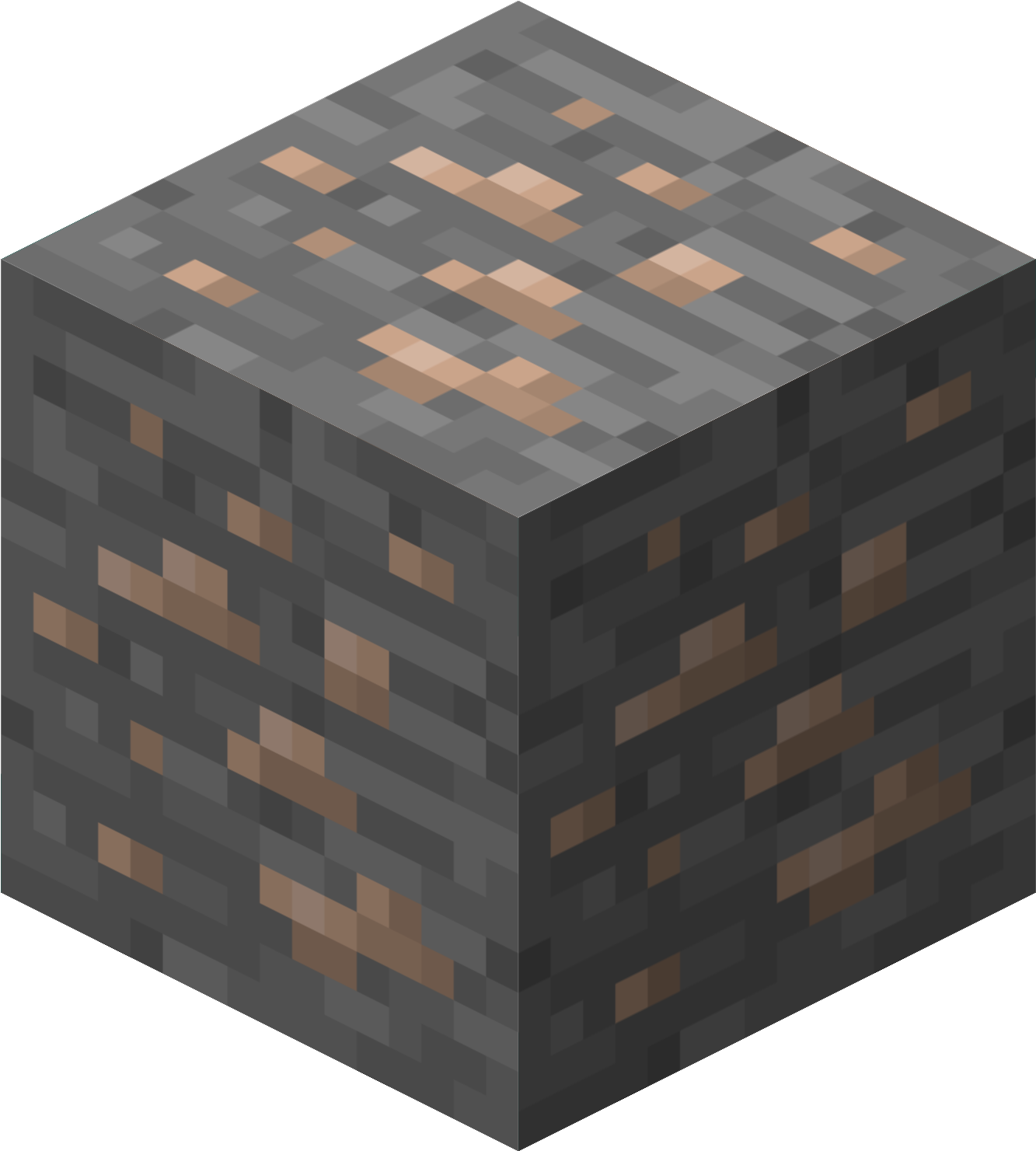 Ironore - Minecraft Iron Ore Png - Free Transparent PNG Download - PNGkey