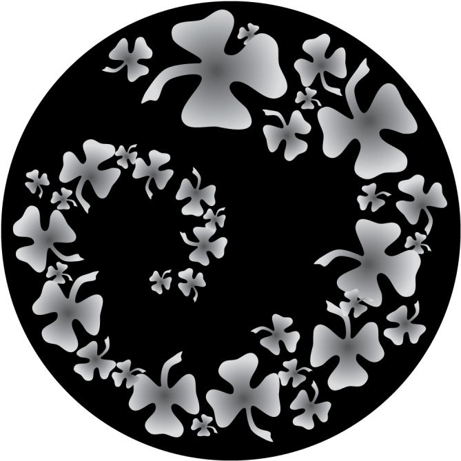 Download Shamrock Swirl - Apollo Shamrock Swirl Glass Gobo Sr-2511 PNG ...