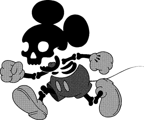 Mickey Mouse, Skeleton, And Disney Image - Mickey Mouse Skull - Free ...