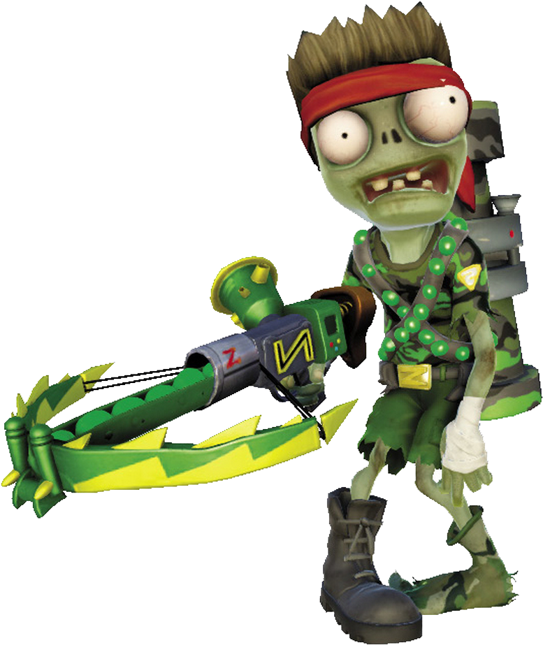 Plants Vs Zombies Garden Warfare High-quality Png - Super Comando Pvz ...
