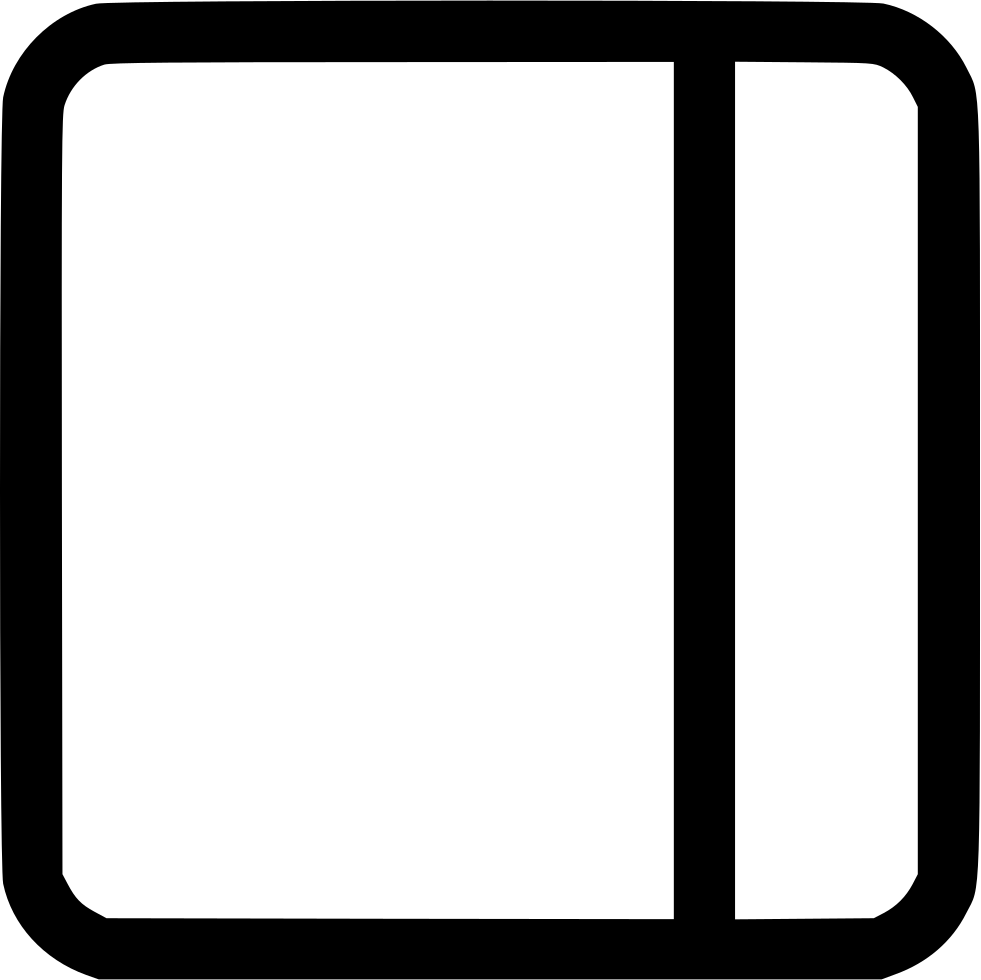 Download Layout Right Sidebar Half Content Comments - Left Sidebar Icon ...
