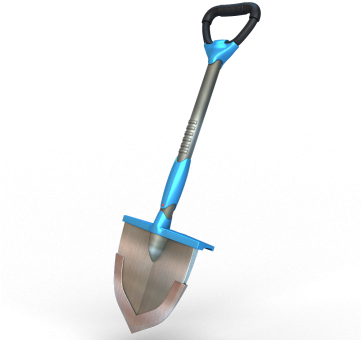 Shovel Hi-tech 3d Model - Shovel - Free Transparent PNG Download - PNGkey