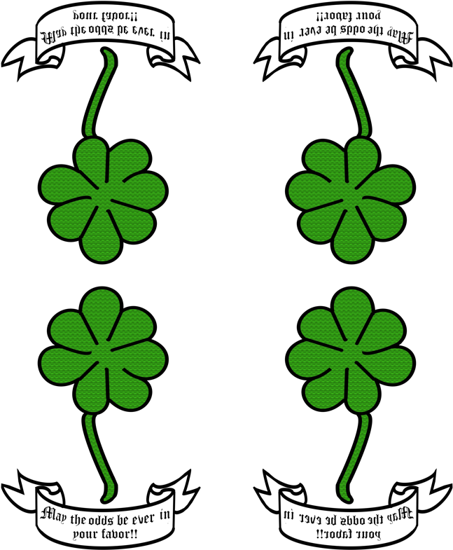 Download 7 Leaf Clover - May Fortune Be Ever PNG Image with No ...