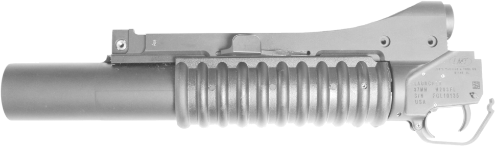 Lmt M203 37mm Flare Launcher - M203 Launcher - Free Transparent PNG ...