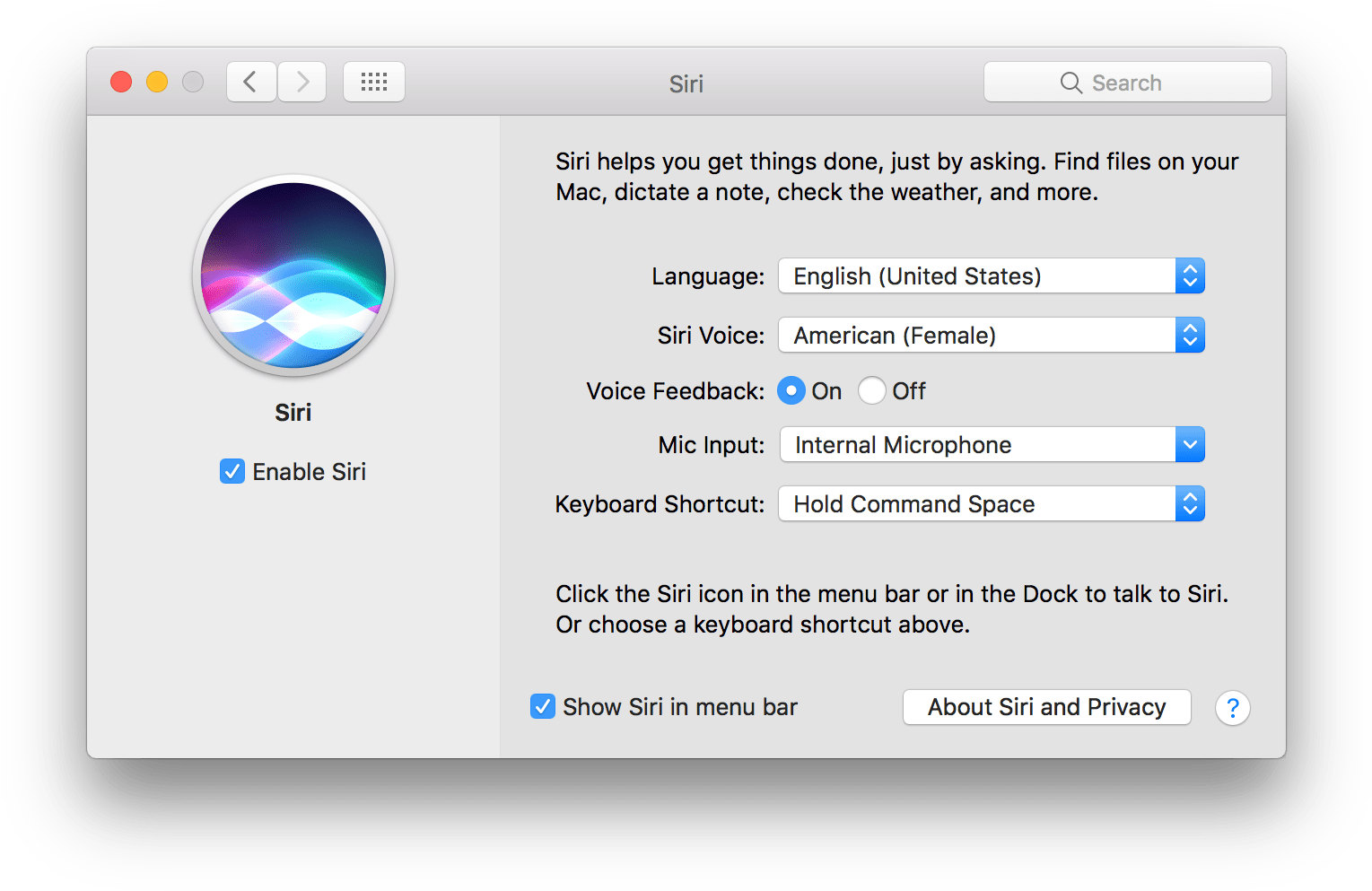 Download 10 12 Sierra System Preferences Siri - Change Your Mac ...