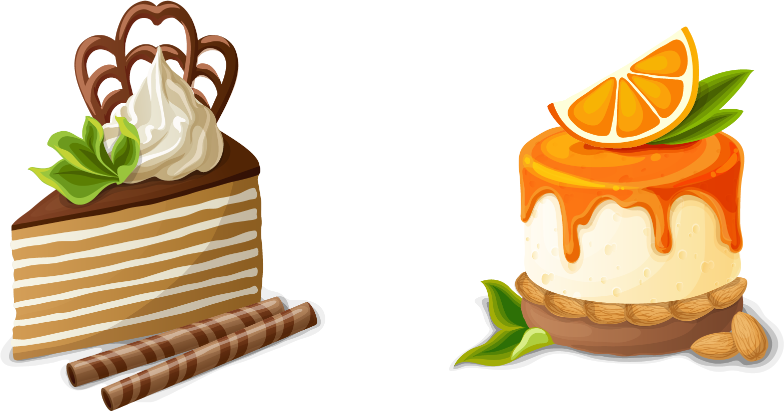 Chocolate Cheesecake Vector Fruit - Dessert Vector Png - Free ...