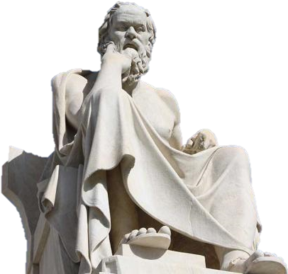 A Second Kind Of Happiness We Can Associate With What - Socrates Statue ...