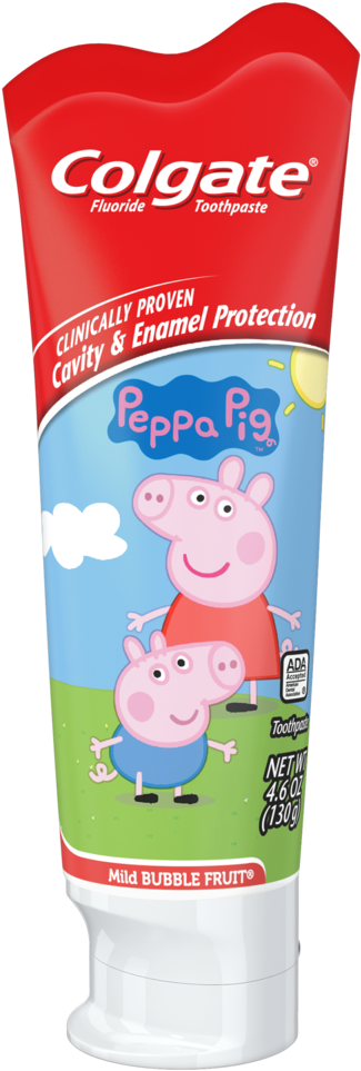 Colgate Kids Fluoride Toothpaste, Peppa Pig - Toothpaste - Free ...